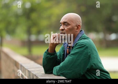 Crosby Smith, care provider at Ludeman Developmental Center, a state ...