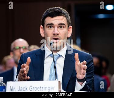 SeatGeek, Inc. Chief Executive Officer Jack Groetzinger, right ...