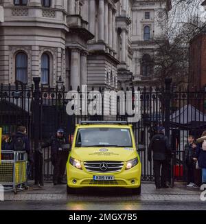 London, Großbritannien. 26. Januar 2023. Bit.Fall, eine Installation ...