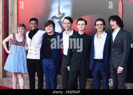 From left, cast members Wyatt Fenner, Seth Numrich and Brett Donaldson ...