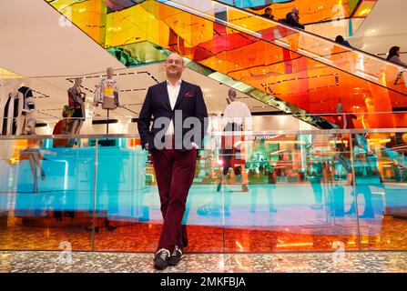 Saks Fifth Avenue President Marc Metrick poses for a photograph inside ...