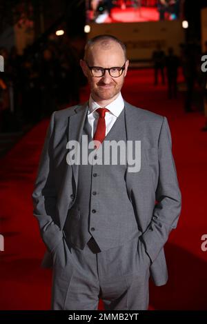Mark Gatiss poses for photographers upon arrival at the premiere of the ...