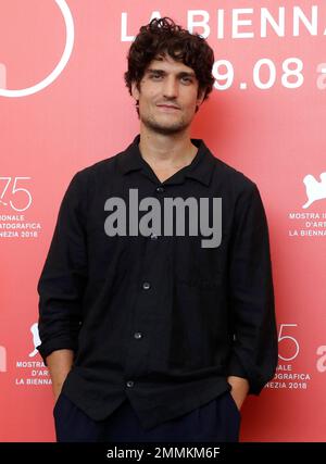 Actor Louis Garrel poses for photographers upon arrival at the premiere ...