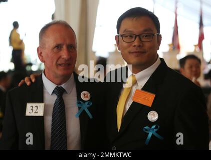 British cave expert Vernon Unsworth smile during an event titled the ...