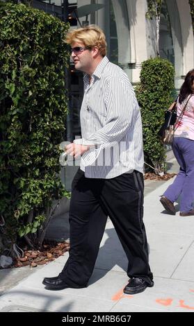 Jason Gummi Bear Davis wurde heute Nachmittag in Beverly Hills gesehen ...