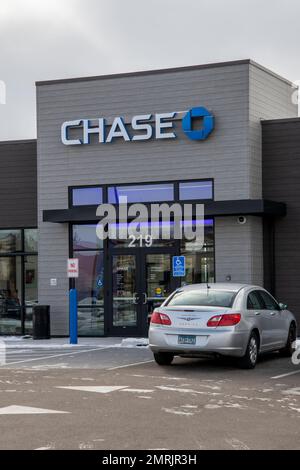 Blaine, Minnesota. JPMorgan Chase Bank die größte Bank des Landes mit ...