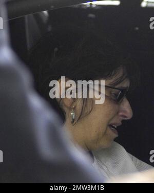 Die Eltern von Amy Winehouse, Mitch und Janis, besuchten heute das Haus ...