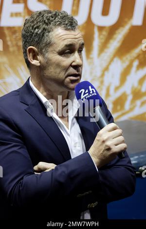 Paris, Frankreich. 31. Januar 2023. Yannick Dalmas nimmt an der ...