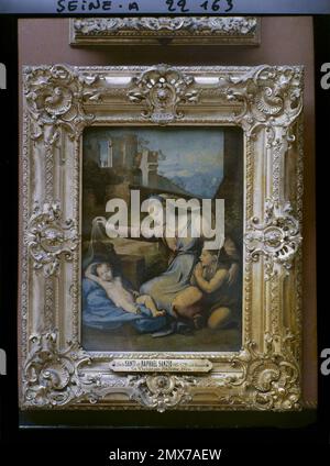 Paris (1. Arr.), Frankreich die Jungfrau und das Kind umgeben von den Heiligen Unschuldigen ...