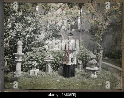 Soissons, Aisne, Frankreich Monseigneur Landais, Erzpriester der ...