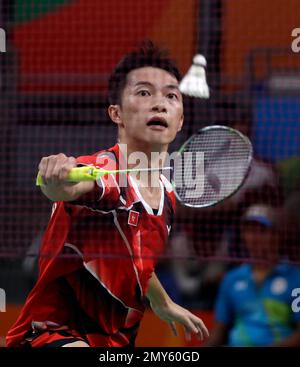 NG Ka Long Angus aus Hongkong spielt gegen Li Shi Feng aus China ...