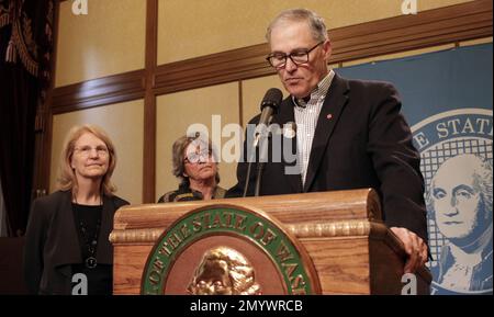Cheryl Strange, the new head of Western State Hospital, waits during a ...