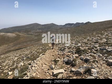 Bergwandern auf der Mount Uludag Great Summit Route in Bursa, Türkei ...