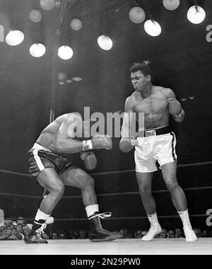 FILE - In this May 25, 1965, file photo, heavyweight champion Muhammad ...