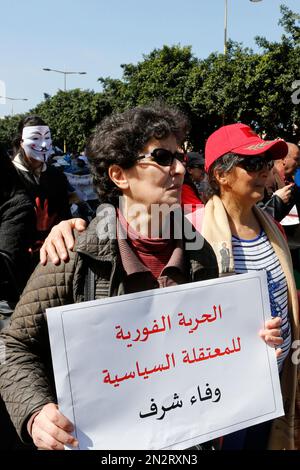 Khadija Ryadi, the president of the Moroccan Association of Human ...