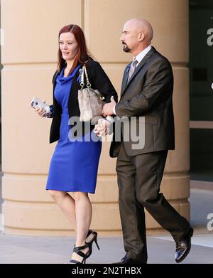 Tanisha Sorenson, sister of murder victim Travis Alexander, cries as ...