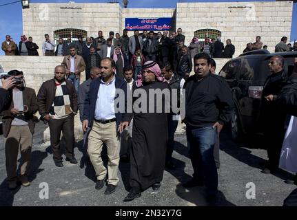 Safi al-Kaseasbeh, center, father of slain Jordanian pilot, Lt. Muath ...