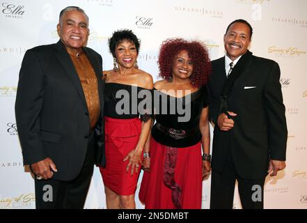 From left, Oren Waters, Luther Waters, Julia Waters, and Maxine Waters ...