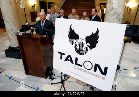 Clay Baldwin, co-founder and CEO of TALON Ordnance, a tactical firearms ...