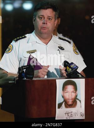 New Orleans Police Superintendent Ronal Serpas speaks at a news ...