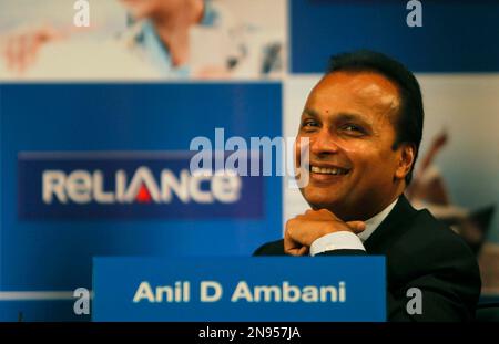 Anil Ambani, chairman of the Reliance Anil Dhirubhai Ambani Group ...