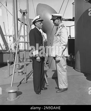 Captain Hugh Mulzac, the only black shipmaster in the U.S., went to sea ...