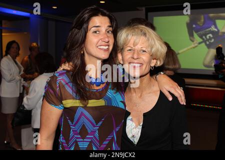 (L to R) Legendary UCLA softball player and coach Sue Enquist, Laura ...