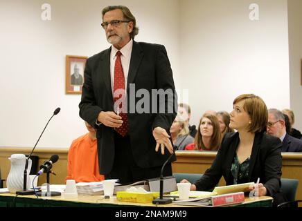 John Henry Browne, center, the attorney for Colton Harris-Moore, who is ...