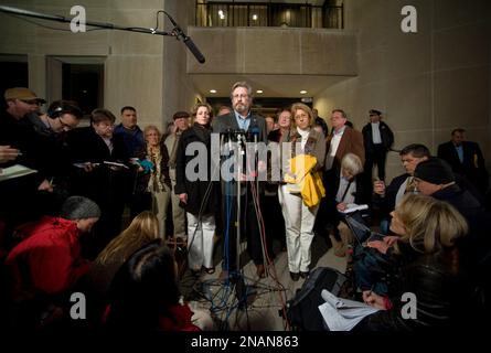 Dr. William Petit Jr., center, his sister Johanna Chapman, right, and ...