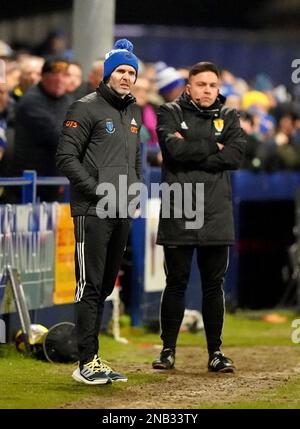 Darvel Manager Mick Kennedy während des Spiels der fünften Runde des ...