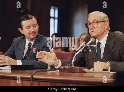 Sen. Charles Percy, right, Illinois, and Illinois Gov. Otto Kerner ...