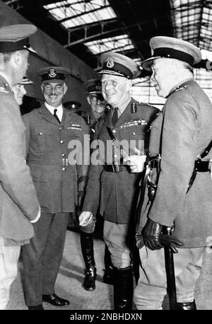 Viscount John Gort, Chief of the Imperial General Staff, who is making ...