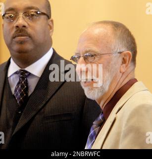 Illinois Sen. James F. Clayborne, D-East St. Louis, speaks with ...