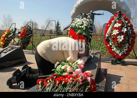 Vera Toptunova, the mother of Leonid Toptunov, who was a senior reactor ...