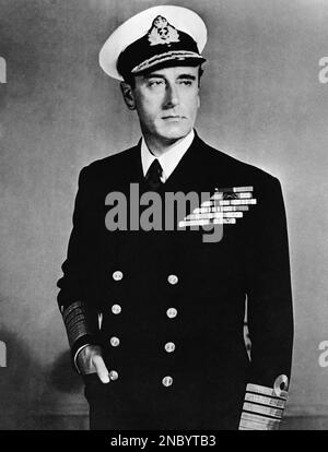Admiral Lord Louis Mountbatten, Supreme Allied Commander of South East Asia, has inspected ...
