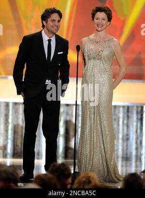 Left to right, actors Annette Bening, Renee Zellweger, Angelica Huston ...