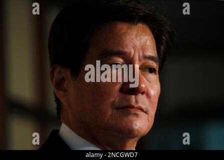 Philippine Tourism Secretary Alberto Lim, third from right, and Manila ...