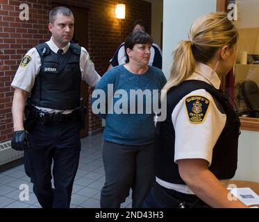 Mary Beth Harshbarger from Meshoppen, Pa., arrives at Supreme Court in ...