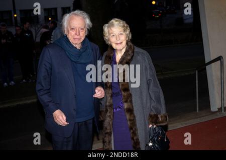 Cees Dam und Martine Van Loon-Labouchere anlässlich der Feier zum 80 ...