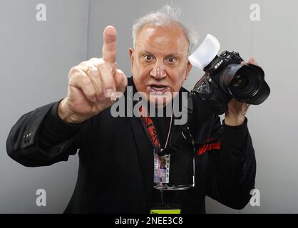 Ron Galella, the subject of the documentary Smash His Camera, poses for ...