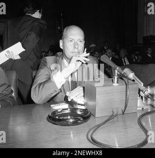 Attorney General Nicholas Katzenbach appears before the Senate ...