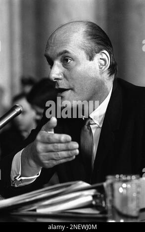Attorney General Nicholas Katzenbach appears before the Senate ...