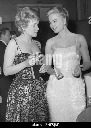 West German actress Ruth Leuwerik, in the role of actress Renate ...