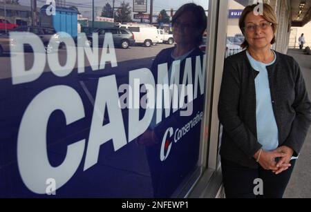 Dona Cadman, Conservative candidate in the riding of Surrey North and ...