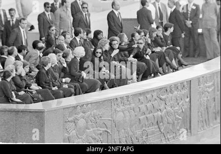 Schah von Iran seine staatliche Beerdigung Kairo Ägypten. Mohammad Reza ...