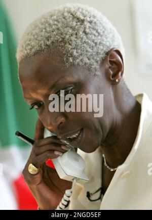 Top fashion model and exiled Burundian princess Esther Kamatari, who ...