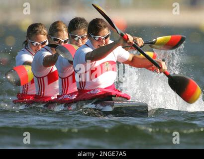 Germany's, from left to right, Carolin Leonhardt, Silke Hormann, Tanja ...