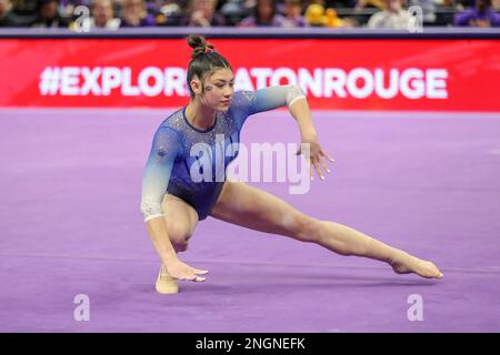 February 17, 2023: Florida's Kayla Dicello competes on the floor during ...