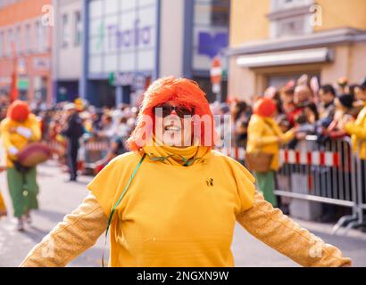 Villach, Österreich - 19. Februar 2023: Karneval in Villach, Fasching ...