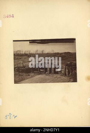 Blick auf US Military Railroad, Petersburg Lines 19. Century Mathew ...